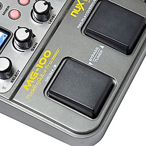 NUX MG-100 Multi Effects Pedal 56 Drum Rhythms,40 Seconds Loop,Tap Tempo