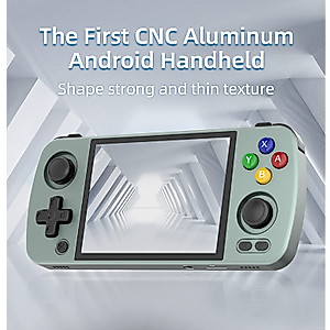 RG405M Retro Game Player Android 12 Handheld Game Console 4’’ IPS Touch Screen Resolution 640*480 Built-in Hall Joystick 128G TF Card with 3170+ Retro Games 64-bit Classic Game Console