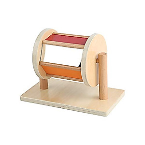 Adena Montessori Full-Size Spinning Drum Montessori Toys for Infant 6-12 Months 1 Year Old Babies Toddlers (Typical)