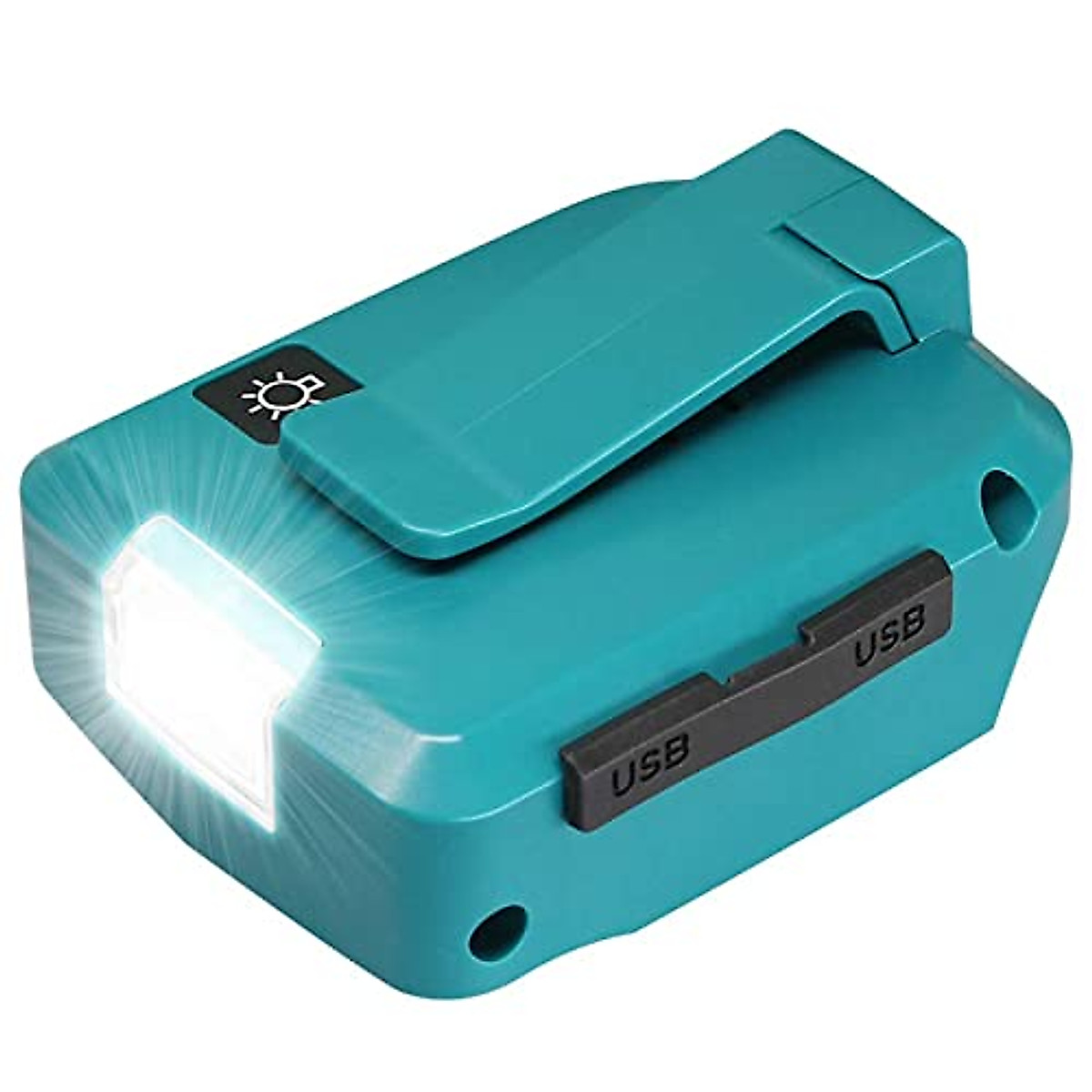 ERJER Replacement ADP05 Power Source, USB Charger Adapter for LXT Lithium-Ion 14.4V 18V, Fast Charging Converter with LED Light