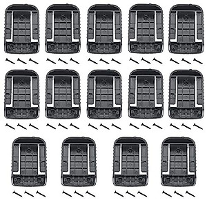 UOSXVC 14-Packs Battery Holders for Dewalt 20V Mount Dock Fit for 20V 60V MAX (No Battery)