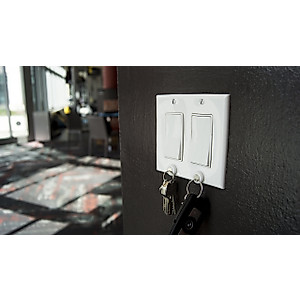 KeyCatch Magnetic Key Holder, Screw-In, White (Pack of 3)