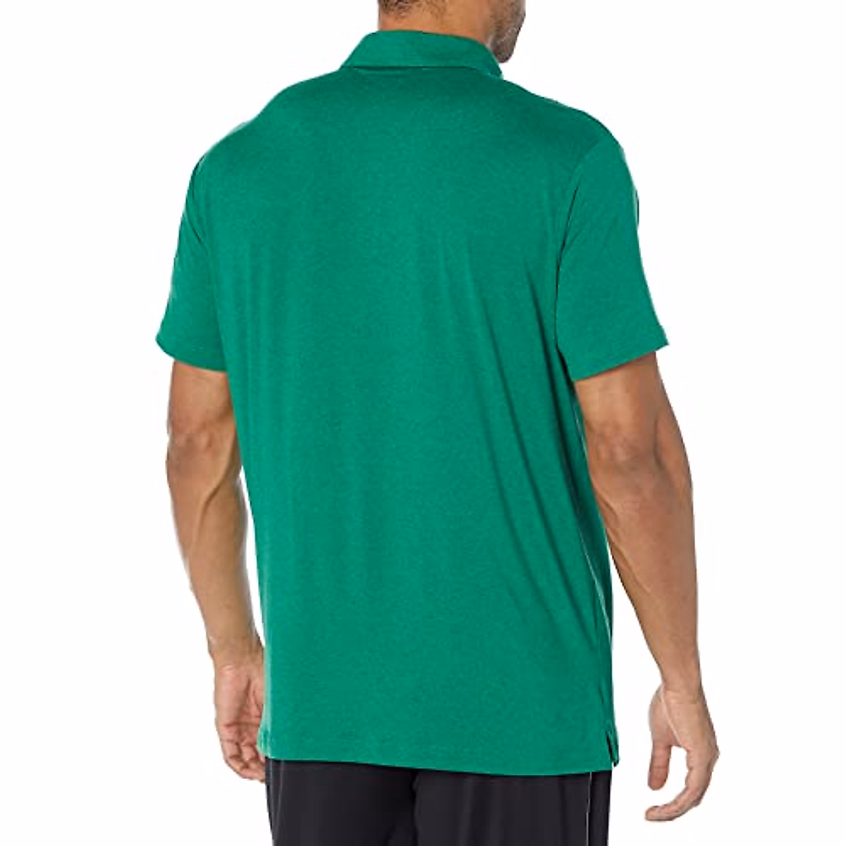 Columbia Men's Tech Trail Novelty Polo, Bamboo Forest Heather Stripe, X-Large Tall