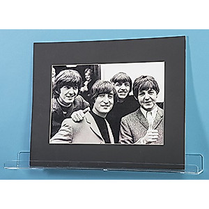 Unum Set of 2 Acrylic 24" Invisible Floating Shelves for Wall; Clear Hanging Wall Display Shelf Ledges/Ledge - Vinyl LP Record Display Shelves - 24" Long x 4" Deep (2-Pack)