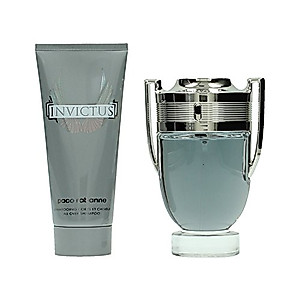 Paco Rabanne Invictus Eau de Toilette Spray Plus All Over Shampoo Special Travel Edition Gift Set