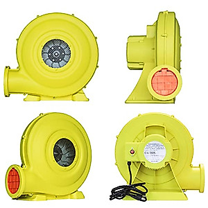 WGIA 1500w Blower for Inflatable Bounce House, Commercial Electric Pump Fan for Inflatable Water Slides & Screen Movie, Quick Blow Up, Air Blower for Inflatables（UL Certification）