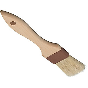 SPARTA 4037300 Boarhair Basting Brush, Flat Brush With Ergonomic Handle, 1.5 Inches, Brown