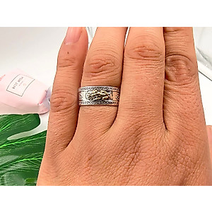 INENIMARTJ Feng Shui Pixiu Adjustable Ring, Vintage Pixiu Vajra Pestle Dragon Protection Wealth Feng Shui Rings for Men Women (Pixiu gold)