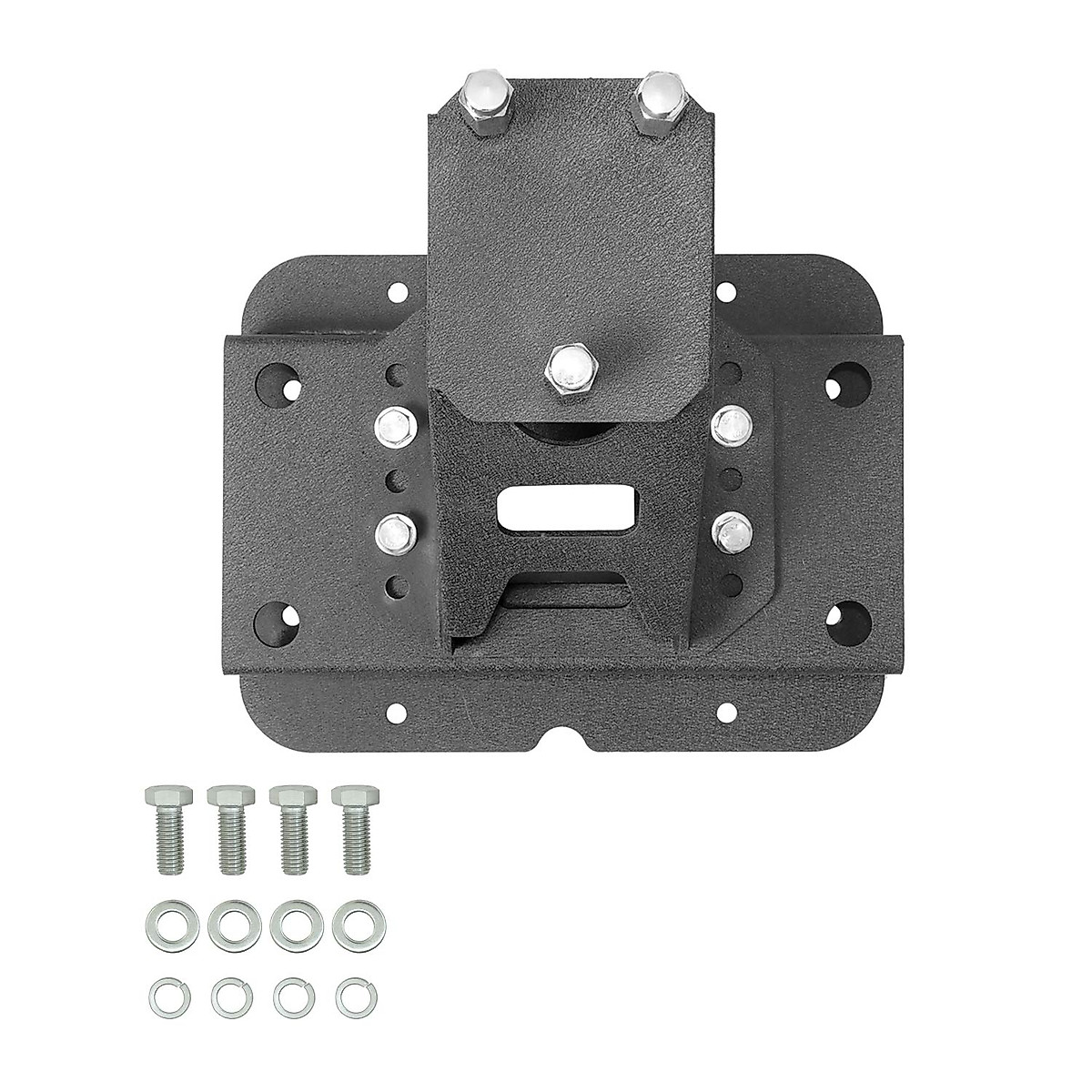 EAG Adjustable Tire Carrier Mount Compatible with 07-18 Wrangler JK