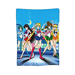 Somny Air Coitioner Blanket Cartoon Blanket Flannel Fleece Blanket Ultra Soft Lightweight Throw Blanket for Bed Couch Living Room 50''X40''