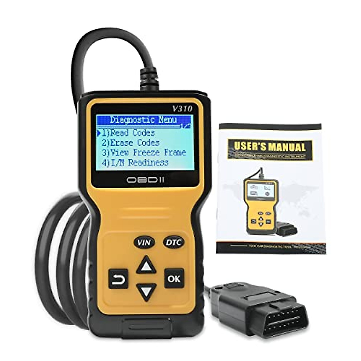 YAKEFLY Universal OBD2 Scanner,Car Engine Fault Code Reader CAN Diagnostic Scan Tool Scanner Diagnostic Tool,Car Scanner Vehicle Engine Code，to Check Engine Light.