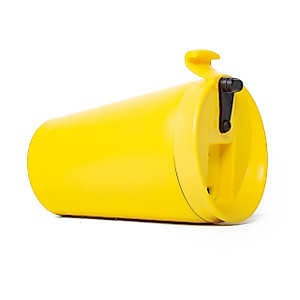 bioGo Reusable Coffee Cup | No Spill Tumbler | Spill Proof Coffee Travel Mug for Women | Insulated Travel Coffee Mug with Lid | Hot Togo Coffee Thermos Bottle Men | To Go Cup (Yellow, 13oz /350ml)