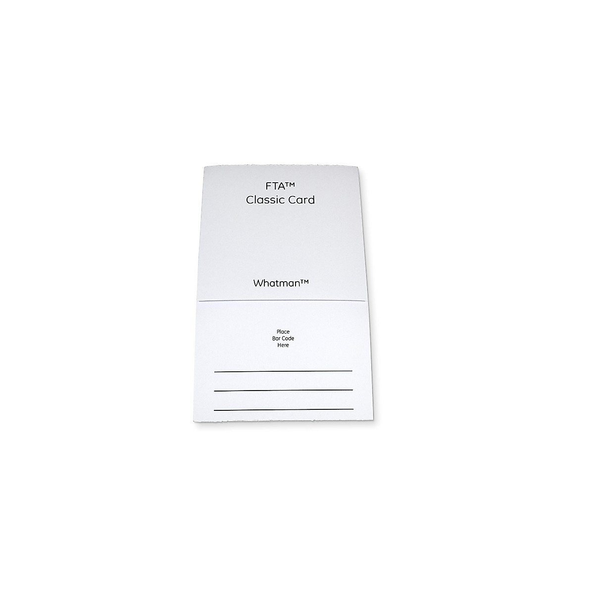 GE Healthcare WB120205 Non-Indicating FTA Classic Card, 4 Sample Areas Per Card, 500 µl Total Volume (Pack of 100)