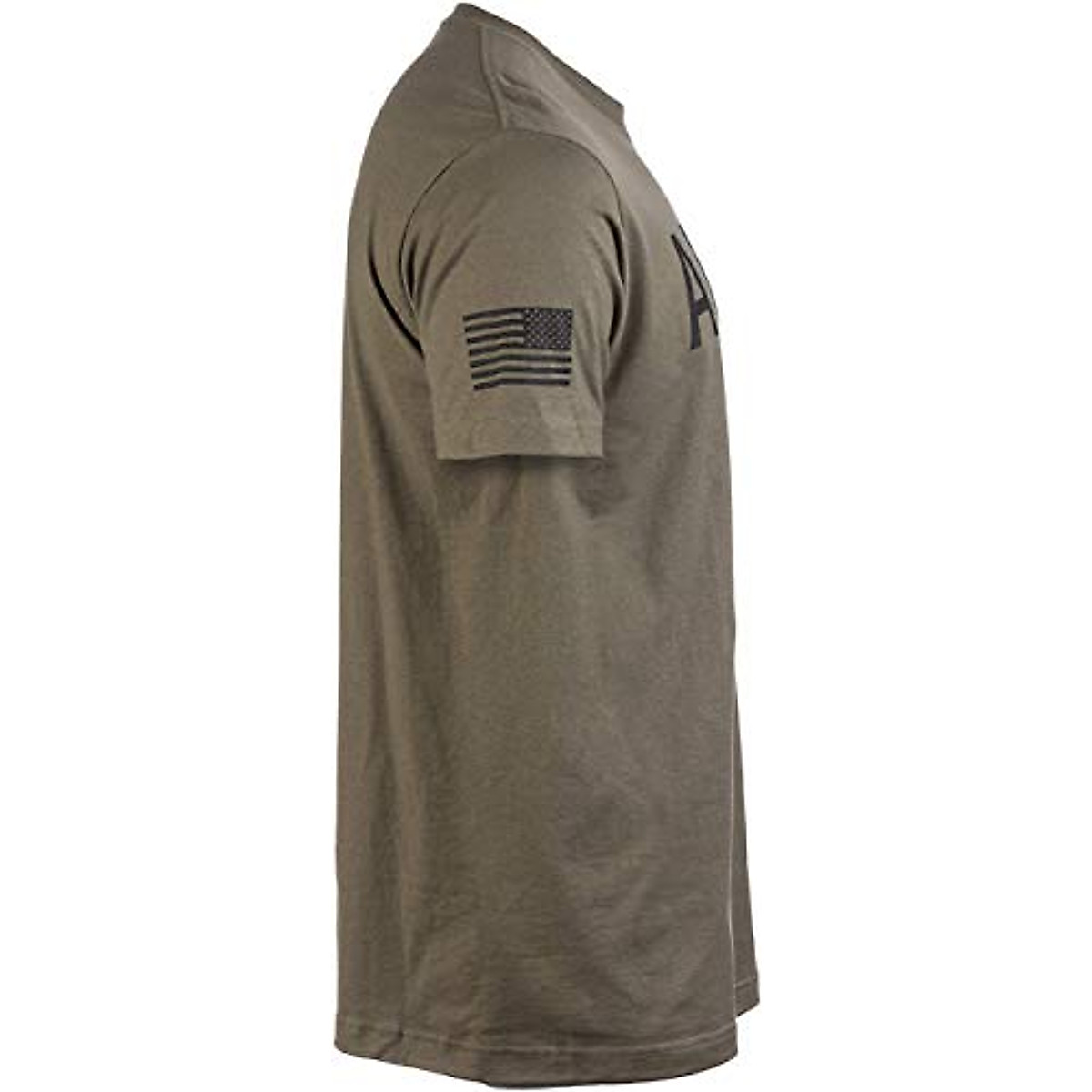 Army PT Style Shirt | U.S. Military Physical Training Infantry Workout T-Shirt-(MilGreen,M)