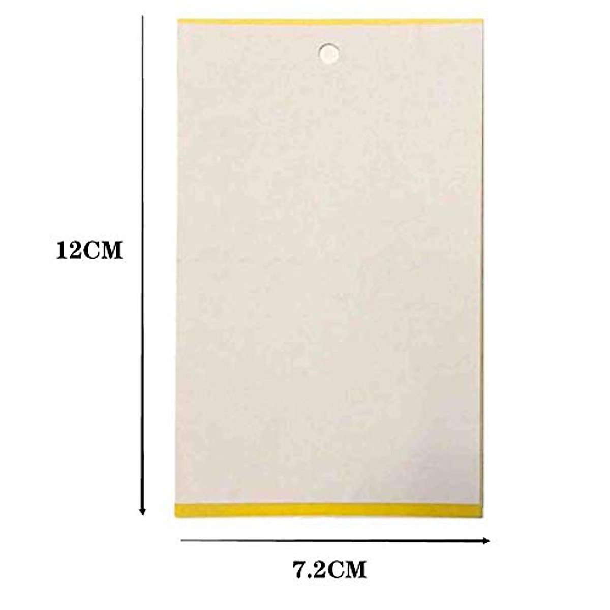 Fly Fruit Indoor Sticky Gnat Stakes Trap 50PCS Patio & Garden 2 Way Glue Broad