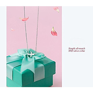 Helen de Lete Original Frosted Women's Airplane 925 Sterling Silver Collar Necklace