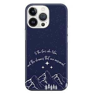 Tekilla Acotar Phone Case Compatible with iPhone 13 Pro Maxˌ Flexible Custom Gel Cover with Night Court Design & Slim Phone Protective Cases