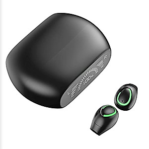 Xmenha Black Wireless Tiny Smallest Invisible Earbuds Hidden Discreet for Work Bluetooth Invisible Hidden Headphones Micro Sleep Mini Earbuds Small Ear Canals Side Sleepers Sleepping Buds