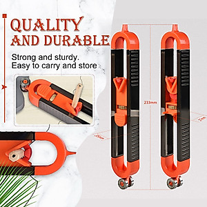 AIYOO Precise Contour Gauge Tool Lurui Scribe Tool with Adjustable Lock for Pencil, Super Gauge Shape and Outline Tool Construction Tools Flooring Tools