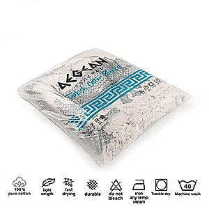 Aegean Concept Blanket, Vintage Boho Rustic 100% Cotton Super Soft 90"x102" (230 cm x 260 cm) King Size, Adult Turkish Muslin Light Bedcover Bedspread King Blankets, (Dark Green)