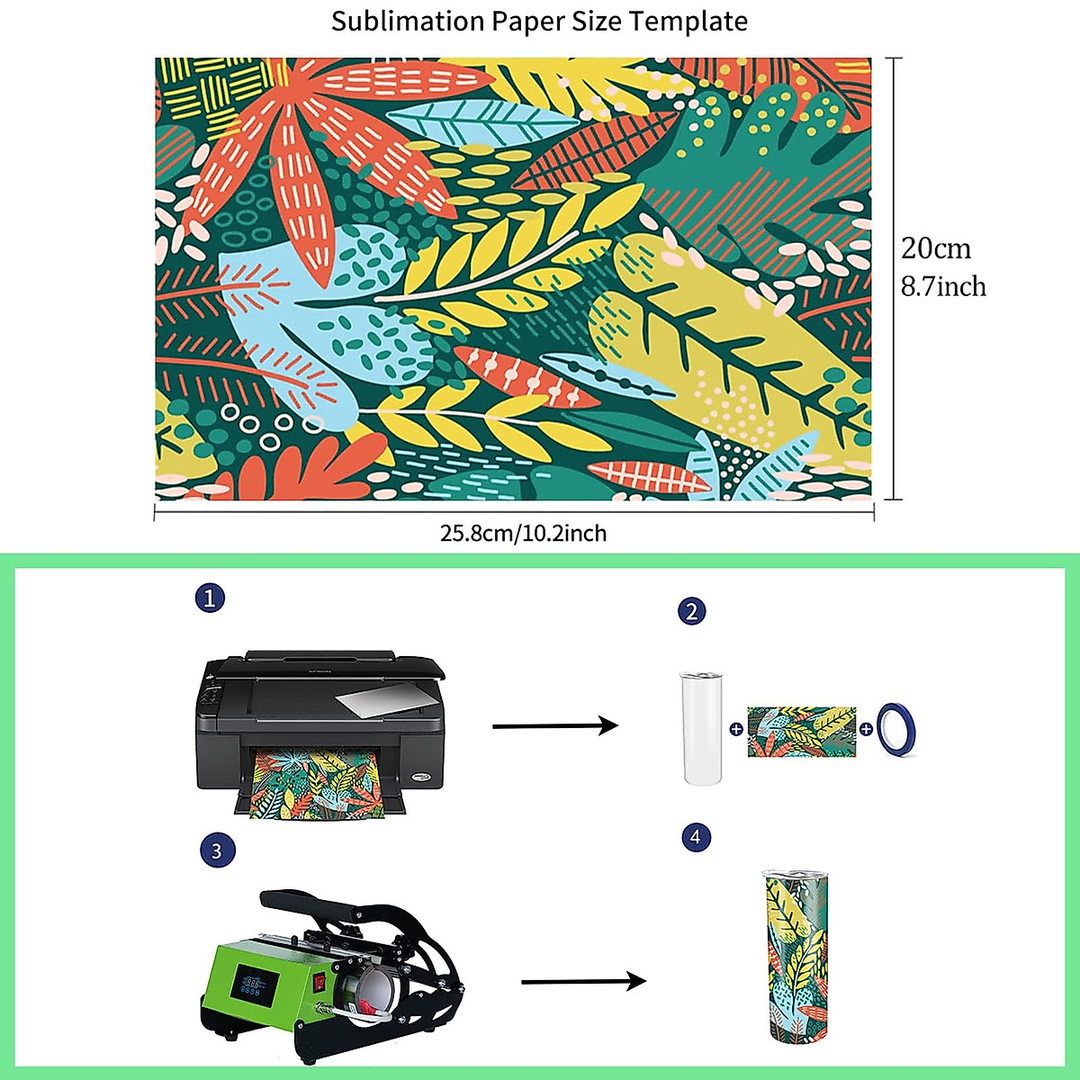 Ninth DIY Transfer 20 oz Sublimation Tumblers Blank Skinny Straight,Stainless Steel Double Wall Insulated Sublimation Glittery White Tumbler, for Heat Press or Convection Oven(5 Pack)