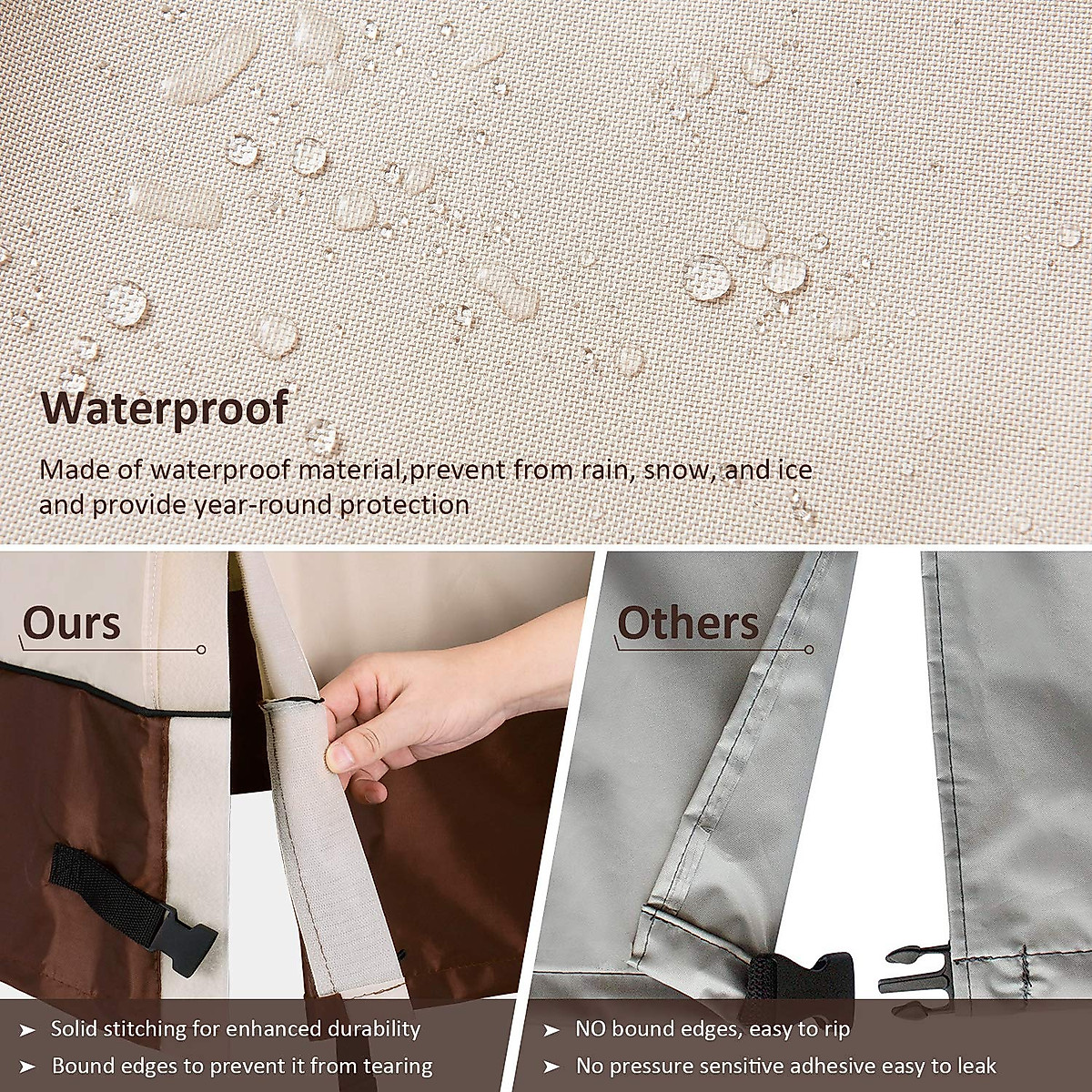 Bestalent Air Conditioner Cover for Outside Unit Central AC cover Fits up to 26 x 26 x 32 inches