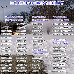 ASDFGHT 951-14151 Recoil Starter Fits for Craftsman MTD 751-14151 751-10658 951-10658 Troy-Bilt Squall 2100 Storm 2410 2420 2620 2690 2690XP 5024 SnowBlower Remington RM2200 RM2410 RM2460 RM2610