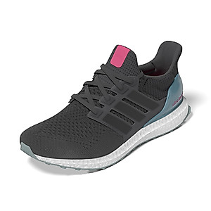 adidas Women's Ultraboost 1.0 Shoe Sneaker, Grey/Grey/Pink Fusion, 9