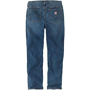 Carhartt Men's Rugged Flex Relaxed Fit Low Rise 5-Pocket Tapered Jean, Arcadia, 34 x 30