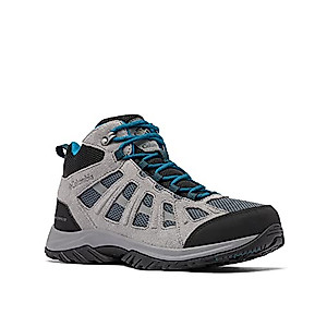 Columbia Men's Redmond III Mid Waterproof Hiking Shoe, Graphite/Black, 10.5 Wide