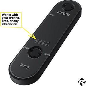 Revere KNOG Bike Alarm & Finder, Waterproof Motorcycle Bicycle/Door Burglar Alarm, Prevent Robbery and Theft, Loud, Adjustable Sensitivity, Scooter, ebike Accessories Vibration Sensors