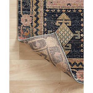 Loloi II Jocelyn Collection JOC-06 Runner Rug 2'-3" x 7'-6" Rose/Rose Rectangular 0.38" Thick