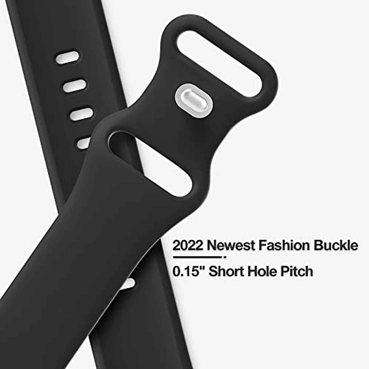 BRG 4 Pack Bands for Apple Watch Band Series 9, Ultra/Ultra2, SE Series 8 7 6 5 4 3 2 1 40mm 38mm 41mm, Women and Men Sport Apple Watch Bands, Soft Silicone Strap Replacement for iWatch Bands