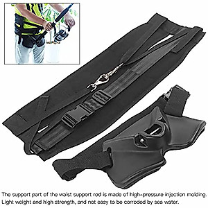 070 Adjustable Fishing Belly Harness Fishing Rod Pole Holder for Outdoor Portable Fishing Gear Accessories