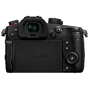 Panasonic LUMIX GH5 II Mirrorless Camera Body with Live Streaming with Extra Panasonic DMW-BLK22 Battery, Koah Pro Fulton Precision Camera Bag, and 64GB V90 UHS II SD Card Bundle (4 Items)