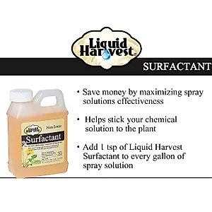 Liquid Harvest Surfactant 8 oz and Mesotrione 8 oz Bundle for Effective Lawn & Turf Grass Weed Control