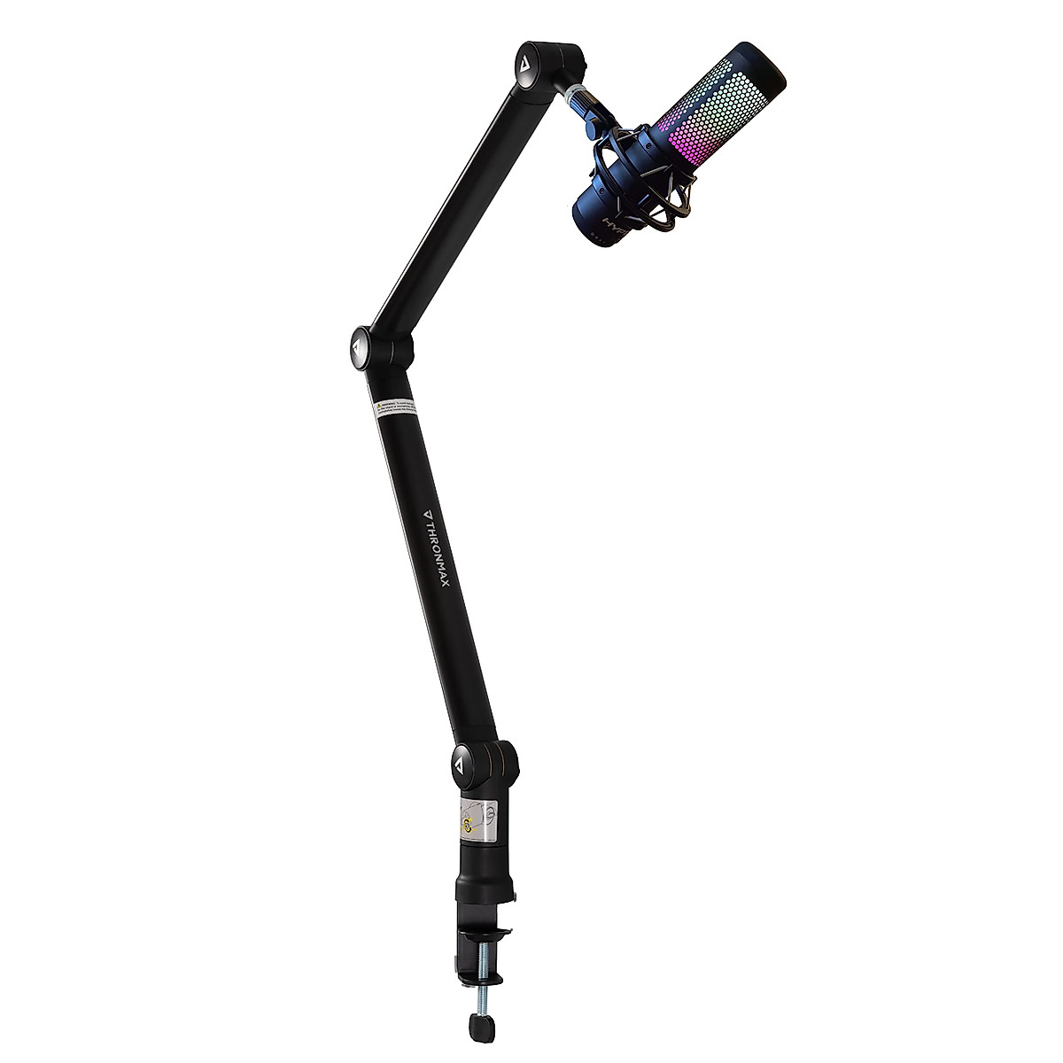 Thronmax S3+ Zoom Boom Arm- Mic Arm- Fully Adjustable Podmic for Gamers and Podcasts- Universally Compatible Mic Stand Desk Mount