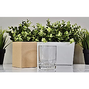 Personalized Whiskey Glass Engraved with Your Custom Text -12oz Customized Glass for Old Fashioned, Cocktails or Bourbon