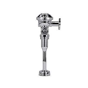 Zurn Z6003-YB-YC Aquaflush Exposed Manual Diaphragm Flush Valve with 3.5 GPF, Sweat Solder Kit, and Cast Wall Flange in Chrome