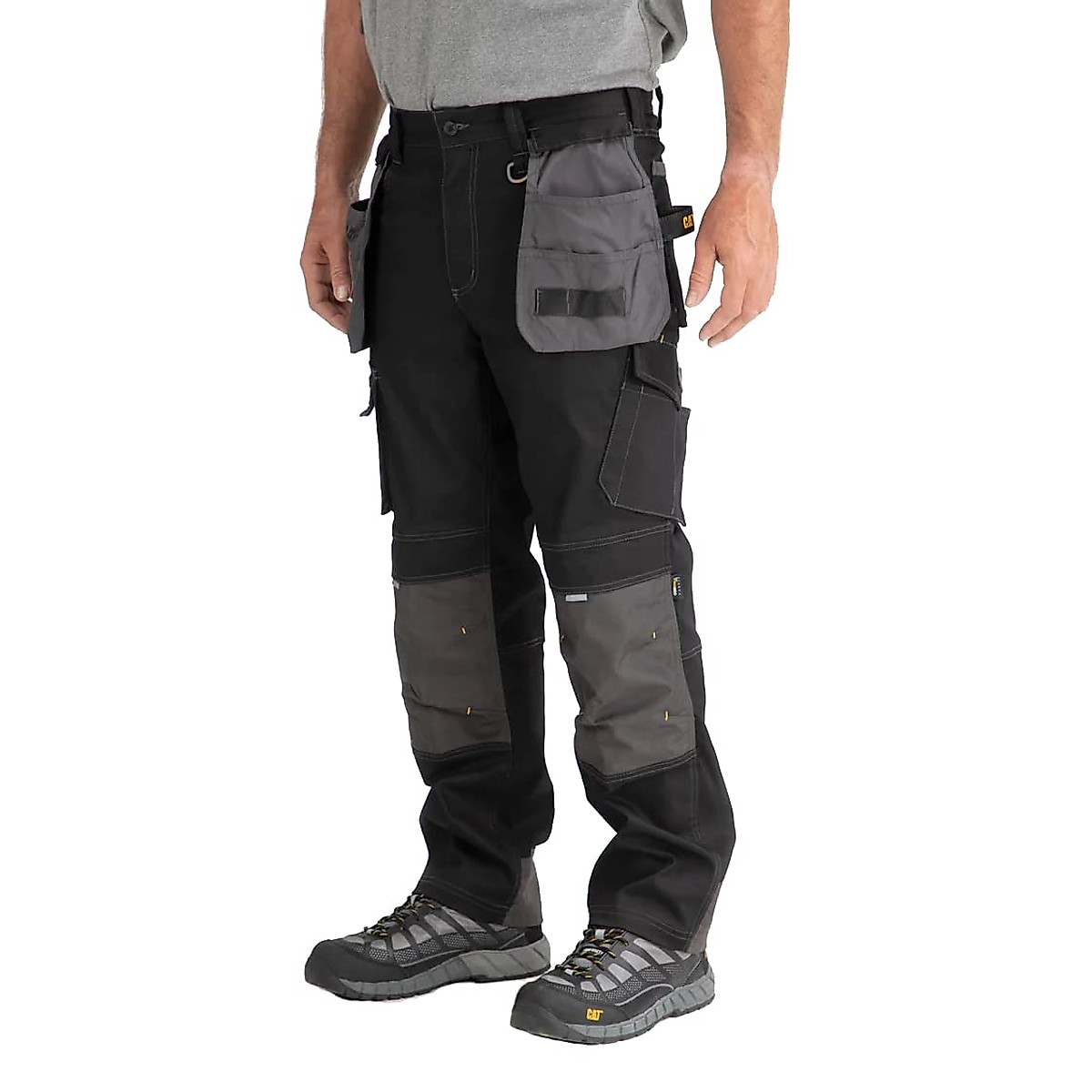 Caterpillar Men's H2O Defender Pant (Regular and Big & Tall Sizes), Black/Graphite, 36W x 32L