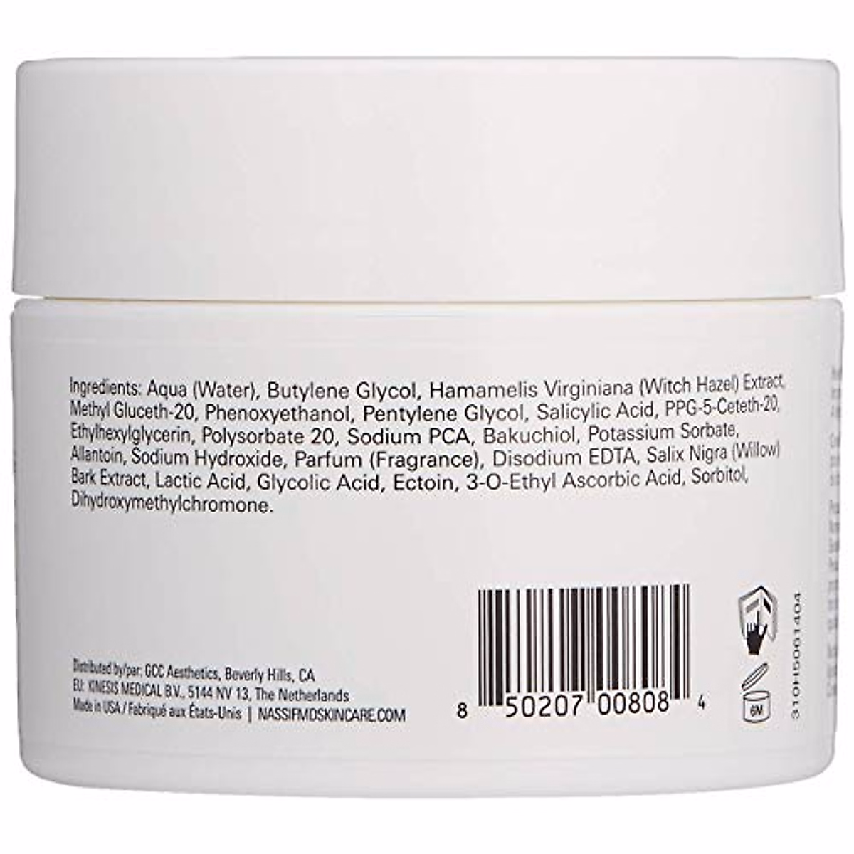 NassifMD Detox Pads Facial Radiance Pads, Glycolic Acid Pads, Face Exfoliating Pads Salicylic Acid Wipes, Facial Scrub Pads, BHA AHA Pads, Resurfacing Pads for Face (60 Count)