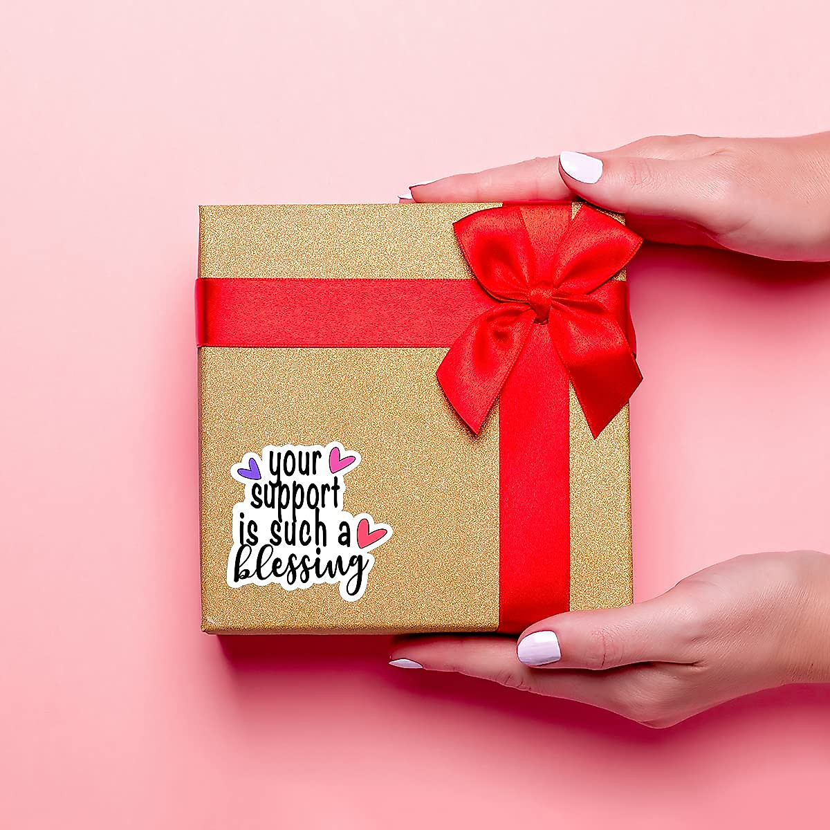 Littlefa Your Support is Such a Blessing Stickers,Thank You for Your Order Stickers Stickers,Thank You Stickers,Thank You for Your Support Stickers for Business Packaging 500 PCS