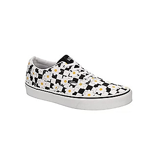 Vans Unisex Doheny Canvas Low Platform Sneaker - Flower Checkerboard Multicolor 8.5