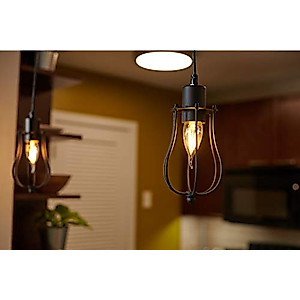 SYLVANIA B10 High-Definition LED Light Bulb, 4W Equivalent, 13 Year, Bent Tip, Medium Base, 320 Lumens, 2700K, Soft White, Clear - 2 Pack (40184)