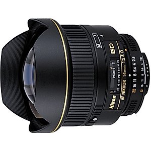 Nikon AF FX NIKKOR 14mm f/2.8D ED Ultra Wide Angle Fixed Zoom Lens with Auto Focus for Nikon DSLR Cameras