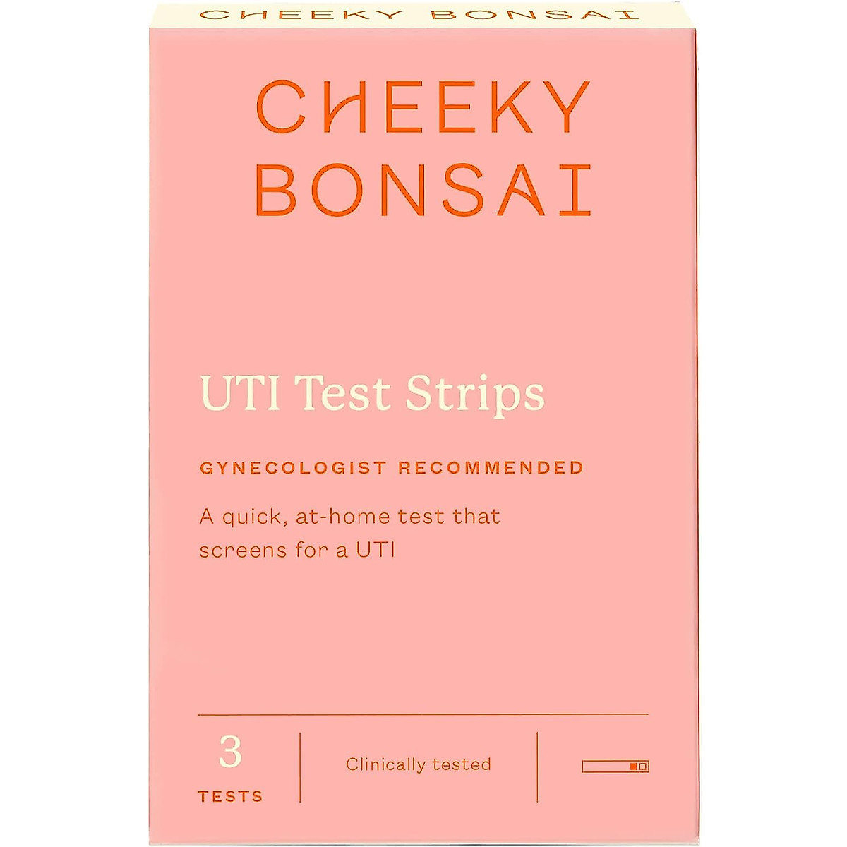 Cheeky Bonsai, UTI Care Kit Bundle - Complete UTI Care Kit Contains: Cheeky Bonsai Bye Bye UTI Drink Mix, Cheeky Bonsai UTI Test Strips, and Cheeky Bonsai UTI Pain Relief