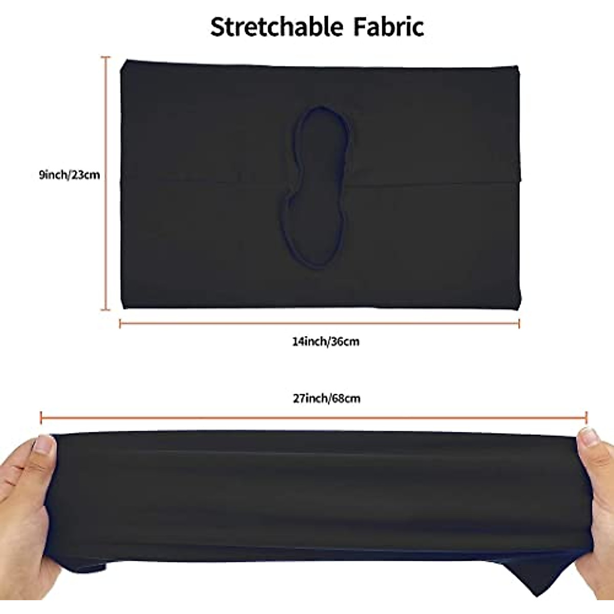 2 Pack Stretchable Book Sleeve Covers, for Paperbacks Hardcover Textbooks up to 9" x 12", Office Supplies with Free Sticker Labels (2 Pack, Rose Red + Pink)