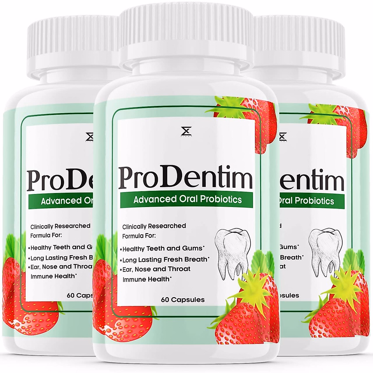 (3 Pack) Prodentim, Pro Dentim, Prodentim for Gums and Teeth, Prodentim Advanced Oral Probiotic Dental Health Support Supplement (180 Caspsules)