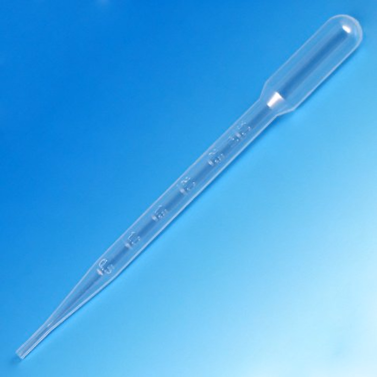 Globe Scientific 135238-100 Transfer Pipet, Large Bulb, Graduated to 3 mL, Sterile, 7.0 mL, 155 mm Size, 2.5 mm Height, 7.5 mm Wide, 9.5 mm Length, Polyethylene (PE) (Pack of 100)