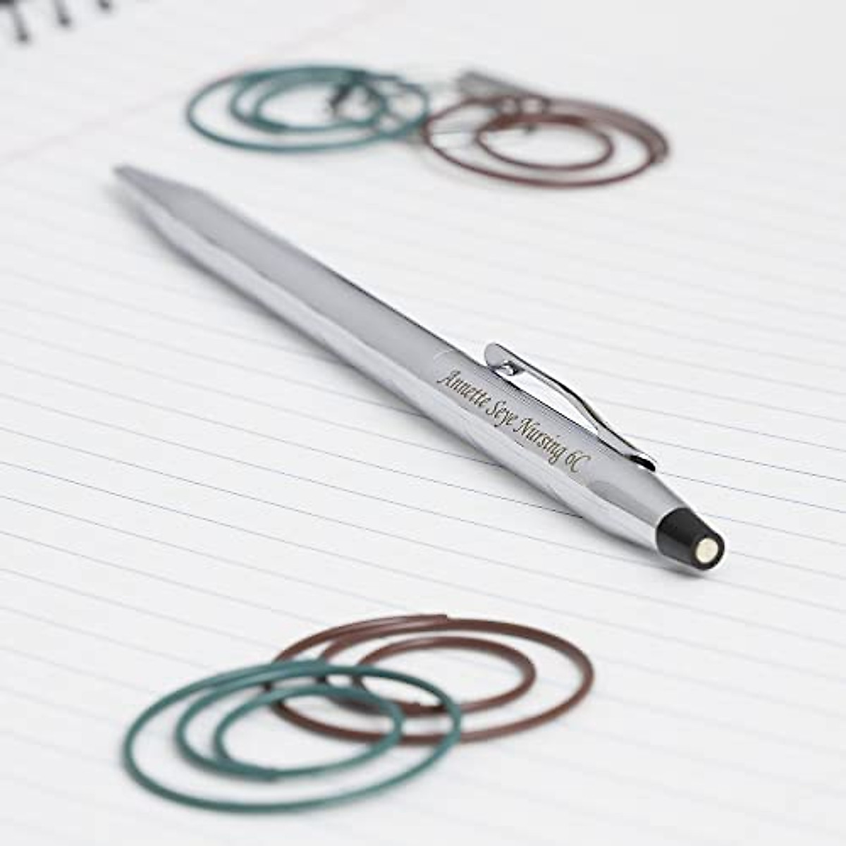 Dayspring Pens Personalized Cross Pen | Engraved Cross Classic Century Pen Lustrous Chrome Ballpoint Gift Pen, Custom Engraving Executive Gift Pen.